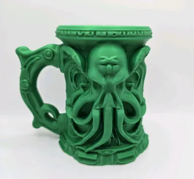 Cthulhu Can Holder (0.5L + 12oz Cans) - Beer mug by RUMcajz MakerWorld ...