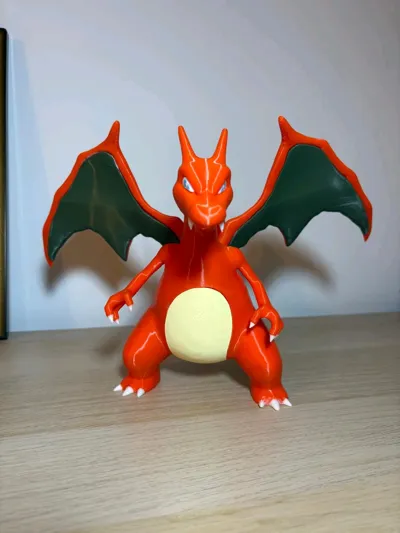 Pokemon Charizard [no ams] - Free 3D Print Model - MakerWorld