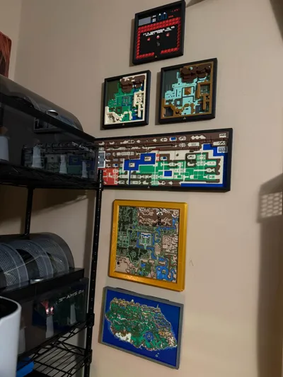 Legend of Zelda - Links Awakening - Map - Free 3D Print Model - MakerWorld