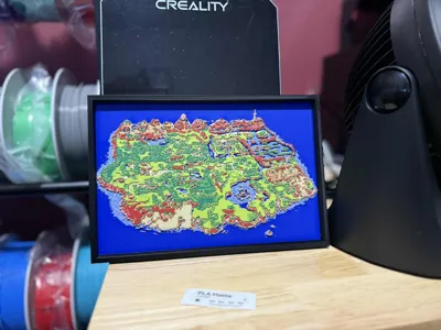 Legend of Zelda - Links Awakening - Map - Free 3D Print Model - MakerWorld