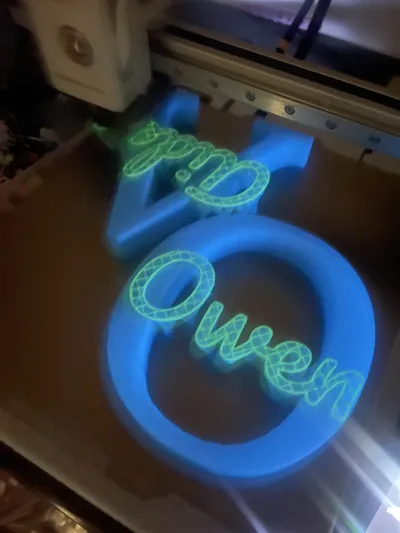 Customizable Parametric Name+Letter Model - Free 3D Print Model ...