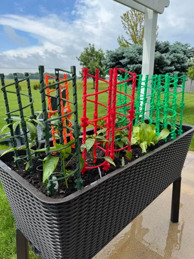 Trellis for Climbing Plants, Expandable by CappuCrafter MakerWorld: Download Free 3D Models