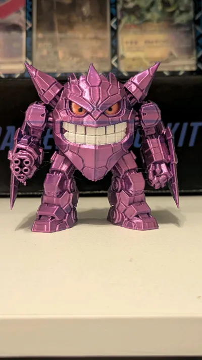 Robots: Mega Mecha Gengar! by orenlibane MakerWorld: Download Free 3D Models