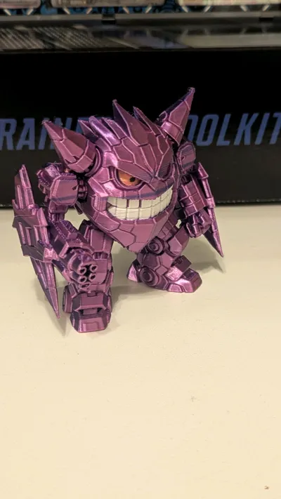 Robots: Mega Mecha Gengar! by orenlibane MakerWorld: Download Free 3D Models