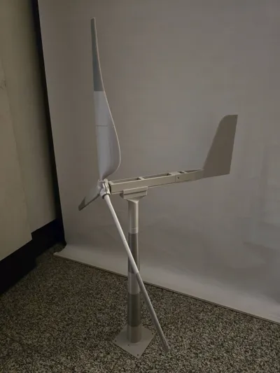 3-Blade Wind Turbine v2 - Free 3D Print Model - MakerWorld