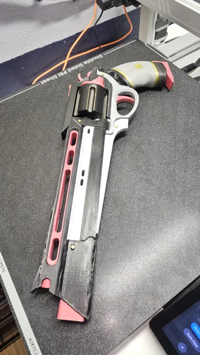 Rose Hand Cannon – Destiny 2 Inspired 3D Model - Free 3D Print Model ...