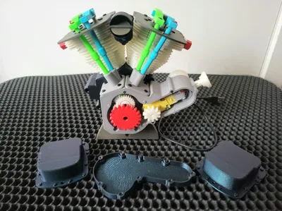 Engine Model 005 by Bambu Lab MakerWorld: Download Free 3D Models