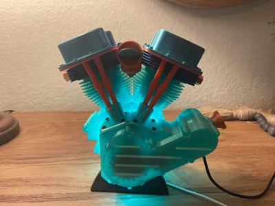 Engine Model 005 by Bambu Lab MakerWorld: Download Free 3D Models