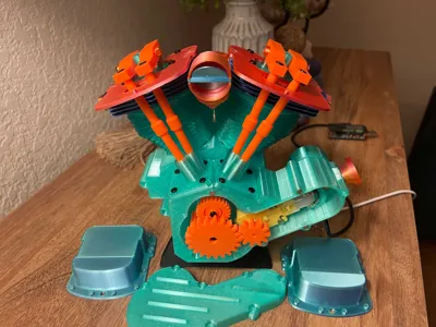 Engine Model 005 by Bambu Lab MakerWorld: Download Free 3D Models