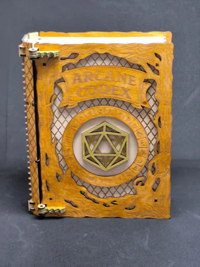 Arcane Codex – Spellbook Box for Magic Relics by 21CNCStudio MakerWorld: Download Free 3D Models