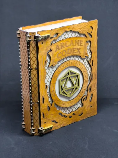 Arcane Codex – Spellbook Box for Magic Relics by 21CNCStudio MakerWorld: Download Free 3D Models