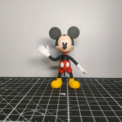Mickey Mouse multipart - Free 3D Print Model - MakerWorld