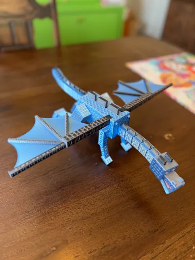 Minecraft Ender Dragon by printchallenge MakerWorld: Download Free 3D ...