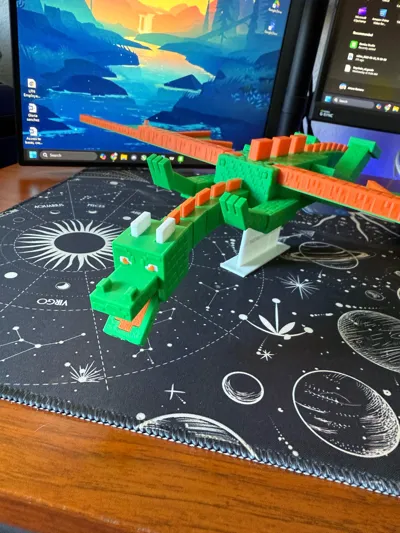 Minecraft Ender Dragon by printchallenge MakerWorld: Download Free 3D ...