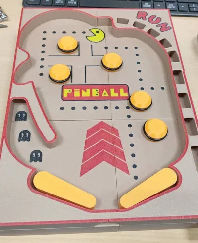 PORTABLE PINBALL MACHINE by Savy Maker MakerWorld: Download Free 3D Models
