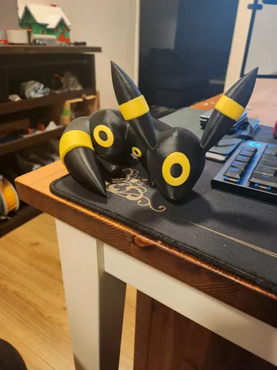 Sleepy Umbreon Anywhere! (Multi-color print) - Free 3D Print Model ...