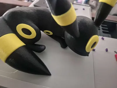 Sleepy Umbreon Anywhere! (Multi-color print) - Free 3D Print Model ...