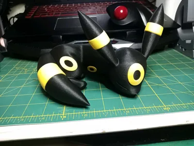 Sleepy Umbreon Anywhere! (Multi-color print) - Free 3D Print Model ...