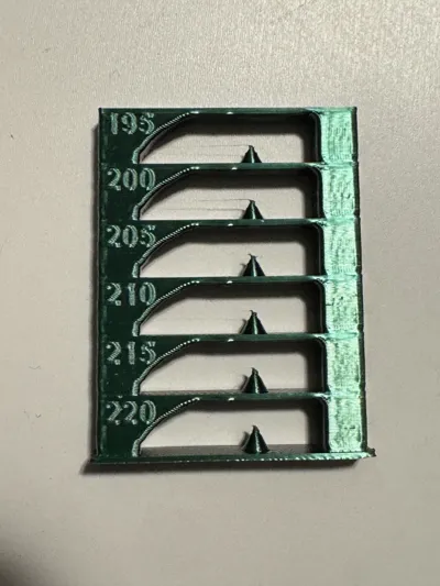 PLA temp tower 195 up to 220 by MikeProch - MakerWorld