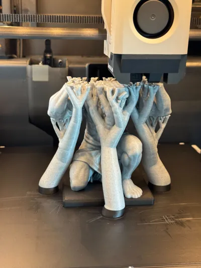 Atlas GPU Support Stand – Statue by Collektiva MakerWorld: Download ...