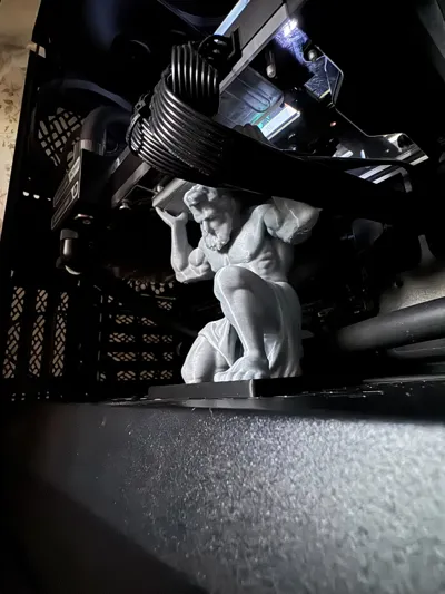 Atlas GPU Support Stand – Statue by Collektiva MakerWorld: Download ...