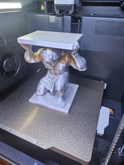 Atlas GPU Support Stand – Statue - Free 3D Print Model - MakerWorld