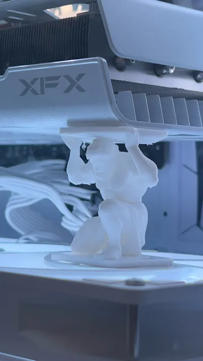 Atlas GPU Support Stand – Statue by Collektiva MakerWorld: Download ...