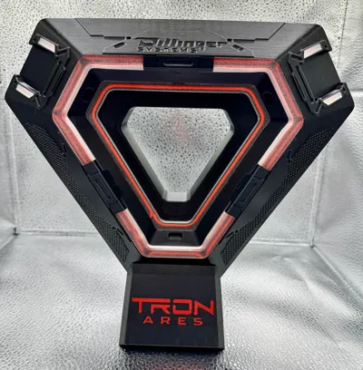 Tron Ares Triangular Disc by 3DXAV MakerWorld: Download Free 3D Models