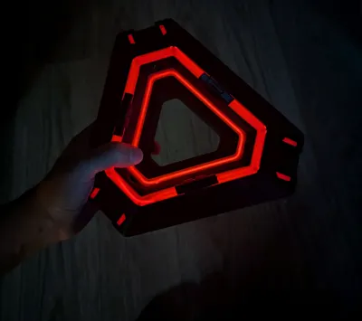 Tron Ares Triangular Disc by 3DXAV MakerWorld: Download Free 3D Models