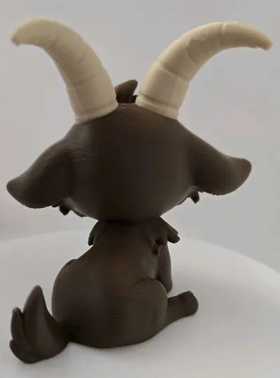 Cute Demon Goat Kawaii 3D sweet evil 666 NO AMS - Free 3D Print Model ...