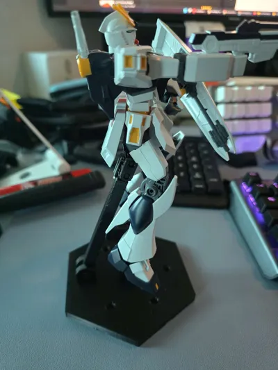 Bandai Gundam Stand - Free 3D Print Model - MakerWorld