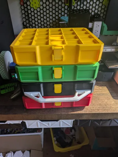 Gridfinity Storage Toolbox by schuylab MakerWorld: Download Free 3D Models