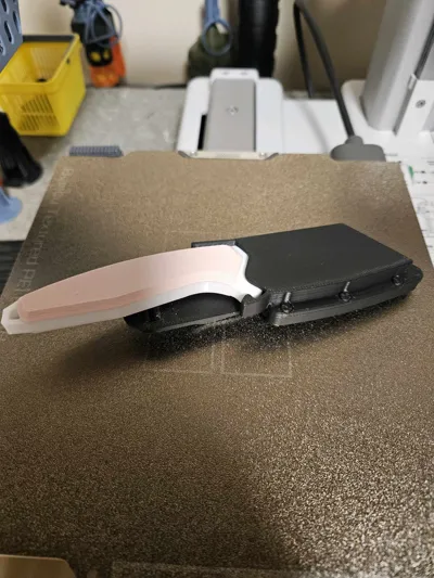 EDC Utility knife, fixed blade with sheath. v4 by maker209 MakerWorld ...