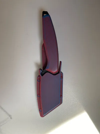 EDC Utility knife, fixed blade with sheath. v4 by maker209 MakerWorld ...