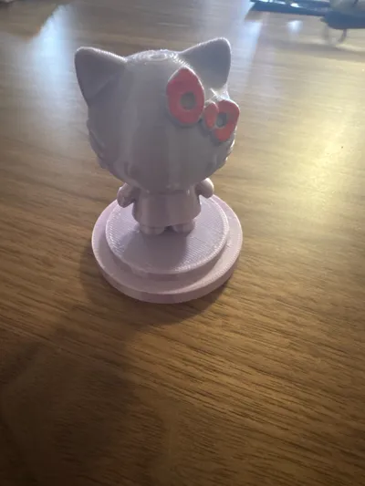 Standing Hello Kitty - Free 3D Print Model - MakerWorld
