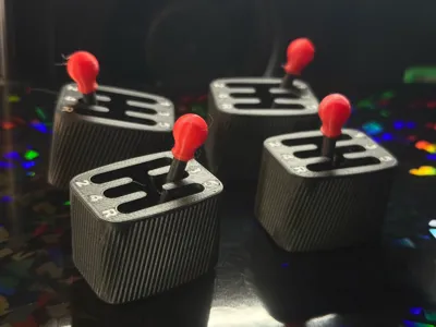 Gear Shifter Fidget Toy - Print In Place - Free 3D Print Model - MakerWorld