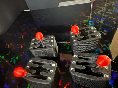 Gear Shifter Fidget Toy - Print In Place by Maker Making MakerWorld: Download Free 3D Models