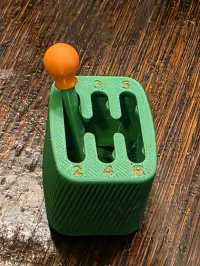 Gear Shifter Fidget Toy - Print In Place by Maker Making MakerWorld ...