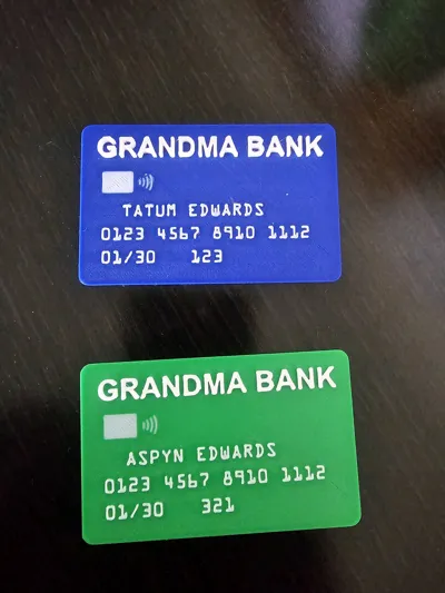 Customizable TOY Credit Card by D-3D Pixel Lab MakerWorld: Download ...