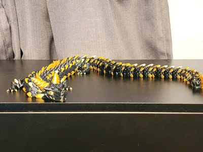 Emberling - Articulated Dragon (Full Size) - Free 3D Print Model ...