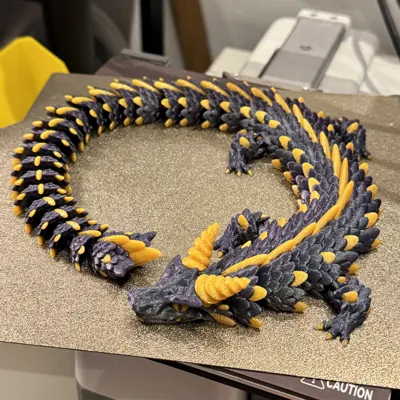 Emberling - Articulated Dragon (Full Size) by hollowmaker MakerWorld ...