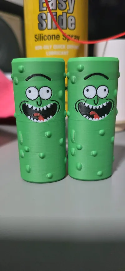 Pickle Rick Bic Lighter Sleeve by Grandpa 3DPrints MakerWorld: Download ...
