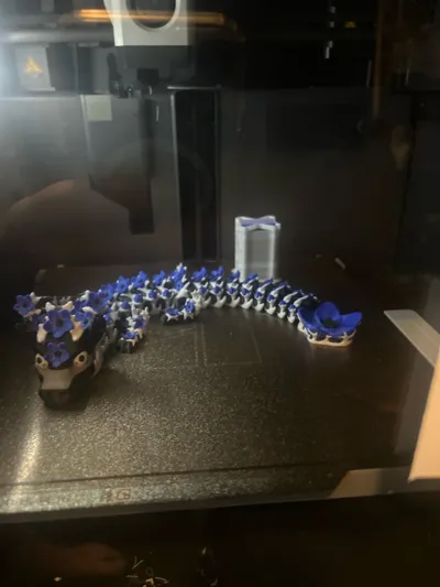 Blossom Articulated Dragon - By Vixvvo3D by Vixvvo3D MakerWorld: Download Free 3D Models