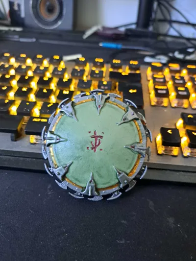 Doom - The Dark Ages Rotating Shield - Free 3D Print Model - MakerWorld
