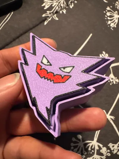 Pokemon - Fidget Clickers 5 -Haunter,Ditto & More! - Free 3D Print ...