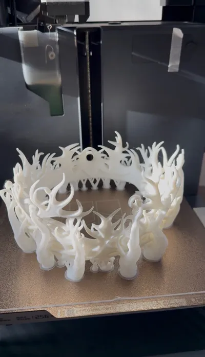 Nature Design Crown - Free 3D Print Model - MakerWorld
