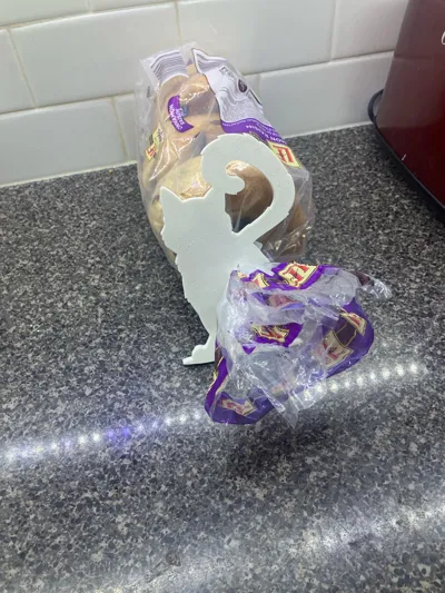 Cat bread clip - Free 3D Print Model - MakerWorld