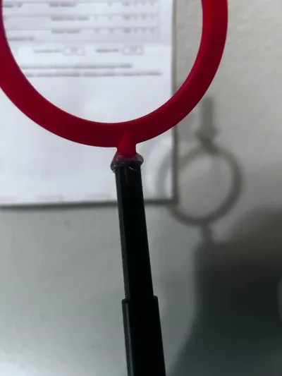 collapsible/extendable red circle with arrow meme - Free 3D Print Model ...
