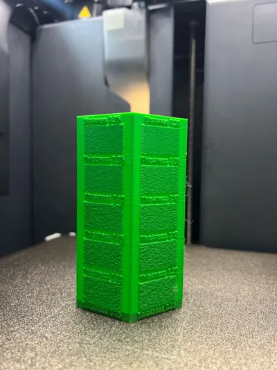 Fuzzy Skin Tester – 30 Setting Combinations - Free 3D Print Model ...