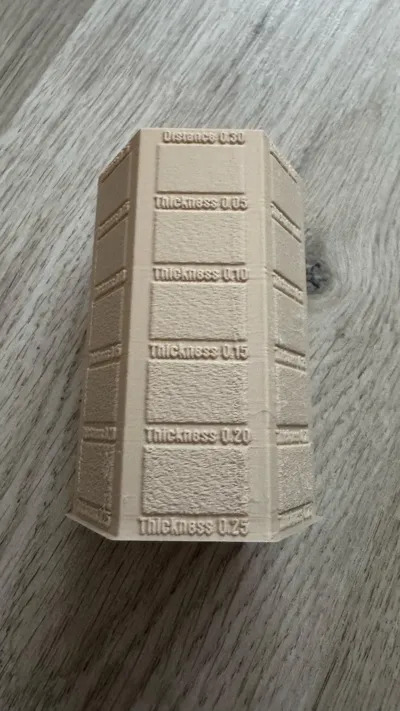 Fuzzy Skin Tester – 30 Setting Combinations - Free 3D Print Model ...